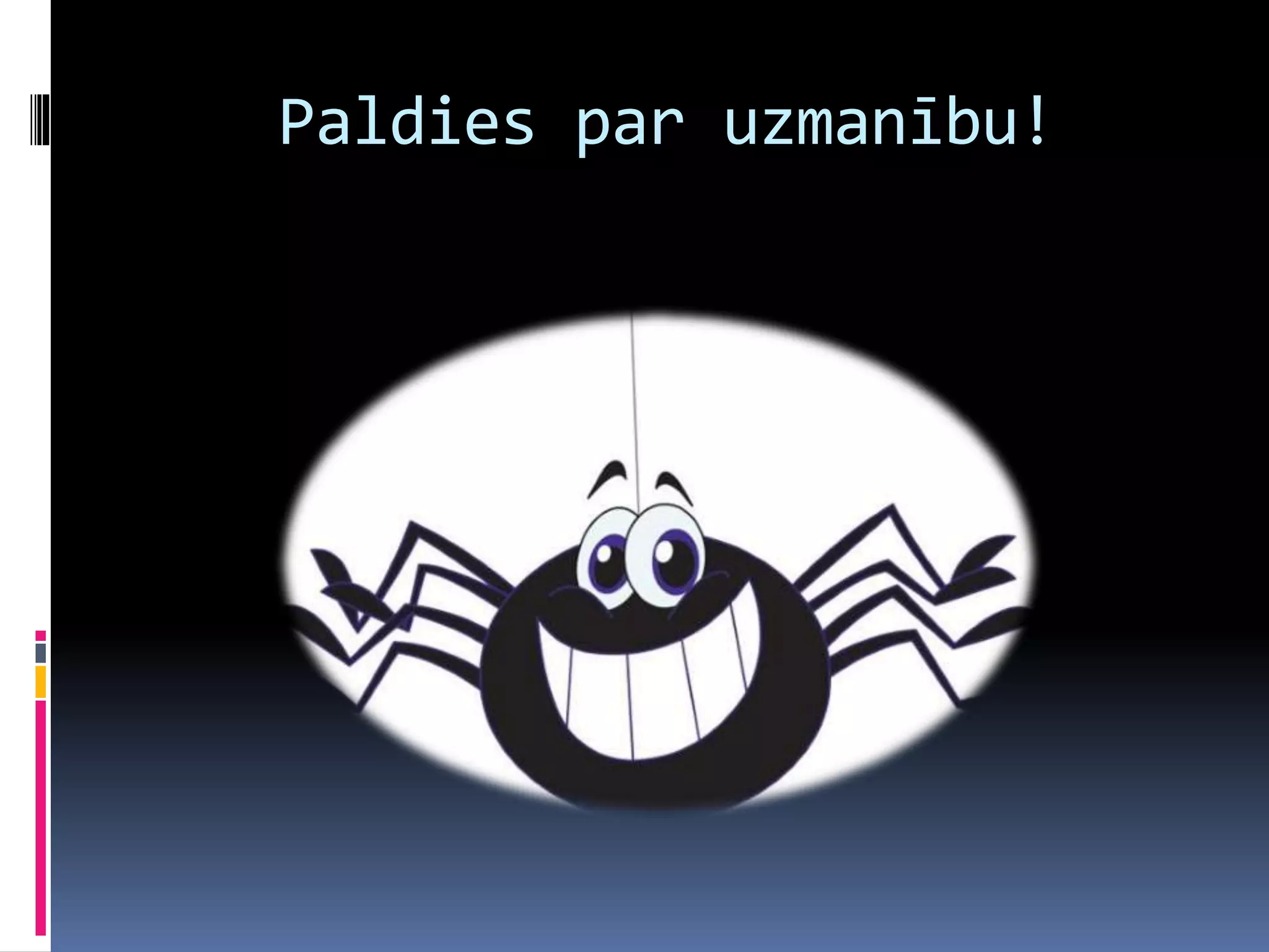 Zirnekļa sapnis | PPTX