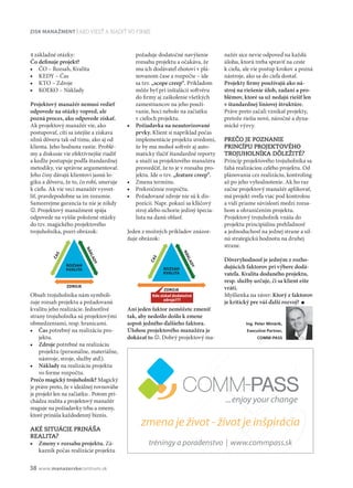 MAGICKÝ PROJEKTOVÝ TROJUHOLNÍK - obmedzenia a základné parametre projektu | PDF