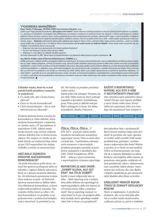 KOMUNIKÁCIA A EFEKTÍVNY REPORTING V PRAXI PROJEKTOVÉHO MANAŽÉRA | PDF