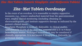 Zita-Met (Generic Sitagliptin and Metformin Tablets) | PDF
