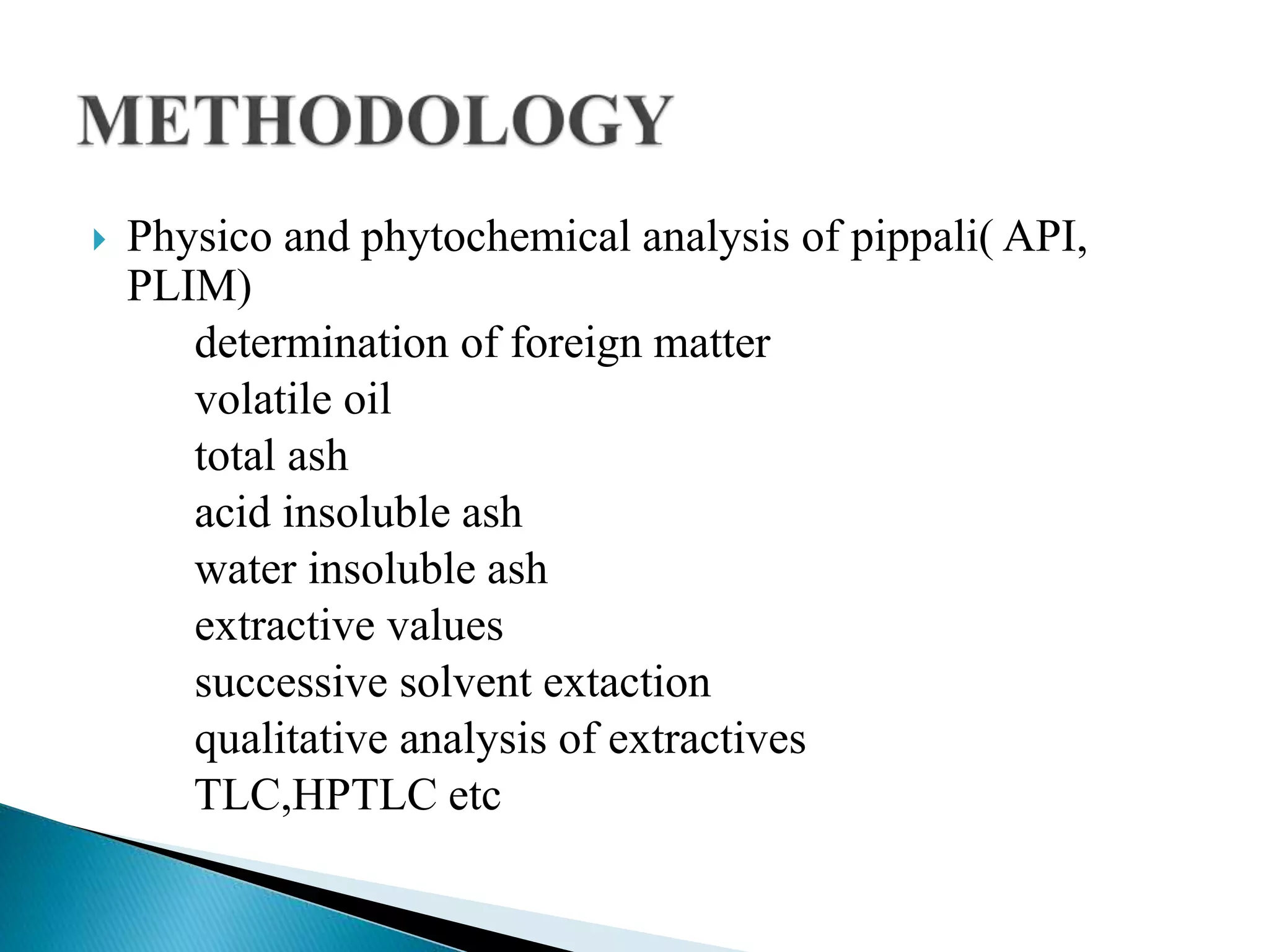 drug review pippali | PPTX