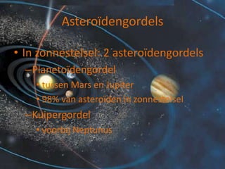 Zitting 5 asteroide | PPT