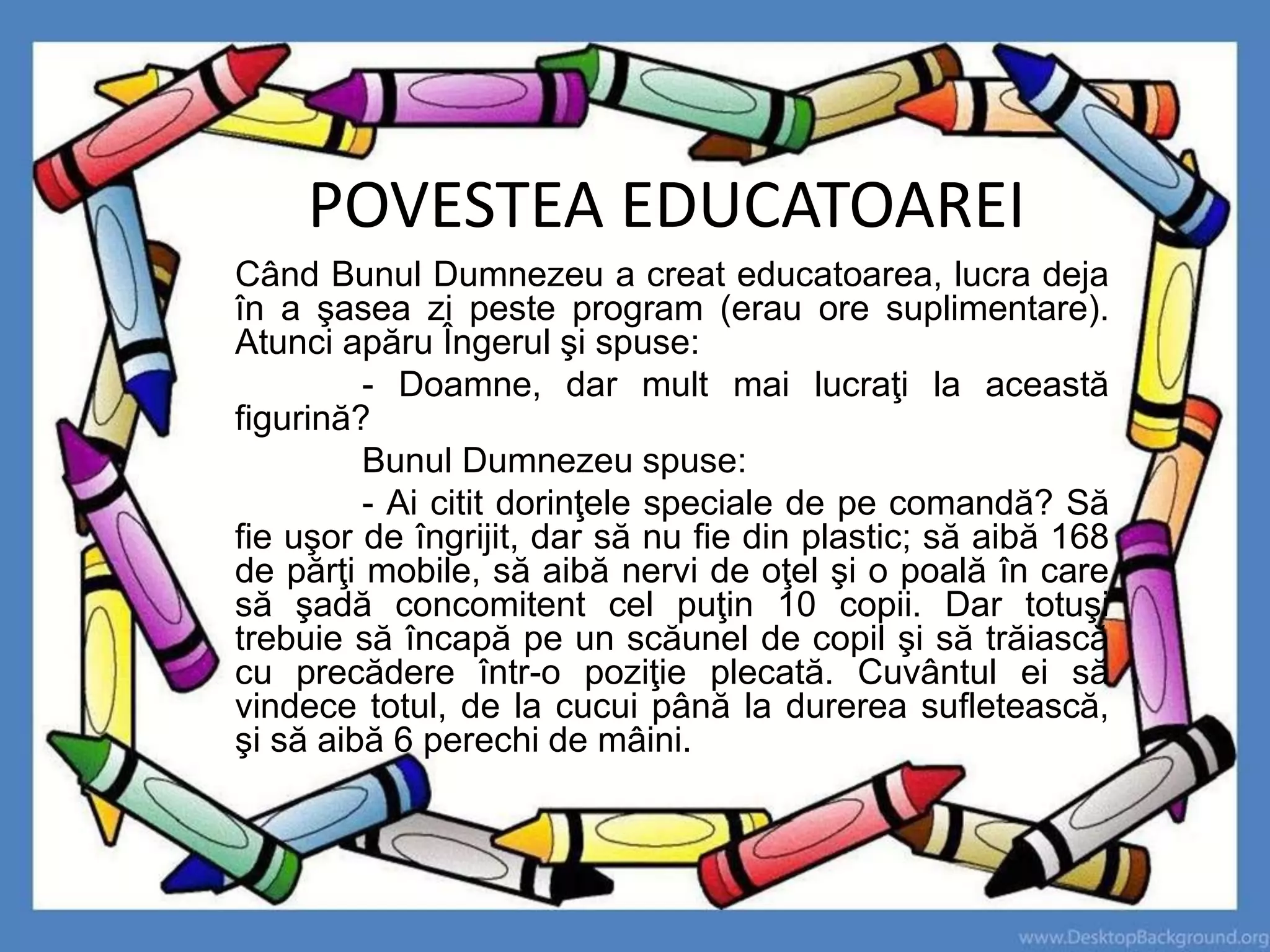 5 Octombrie - Ziua Educatiei | PPT