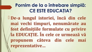 Ziua Internationala a Educatiei | PPT
