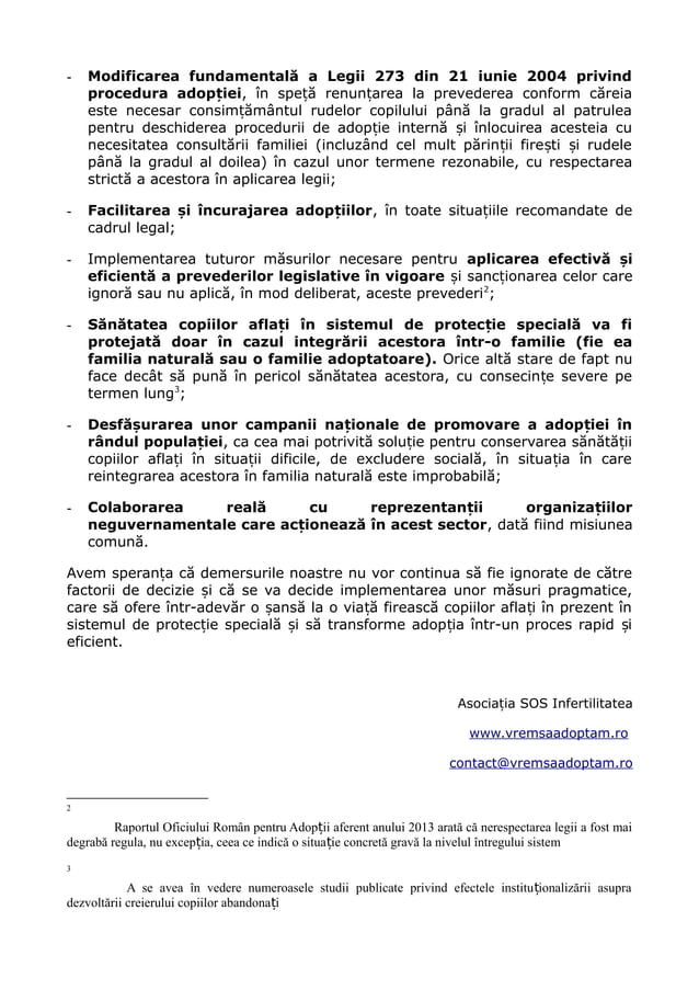 Ziua nationala a adoptiei 2014 | DOC