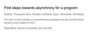 Asynchronous Python A Gentle Introduction | PDF