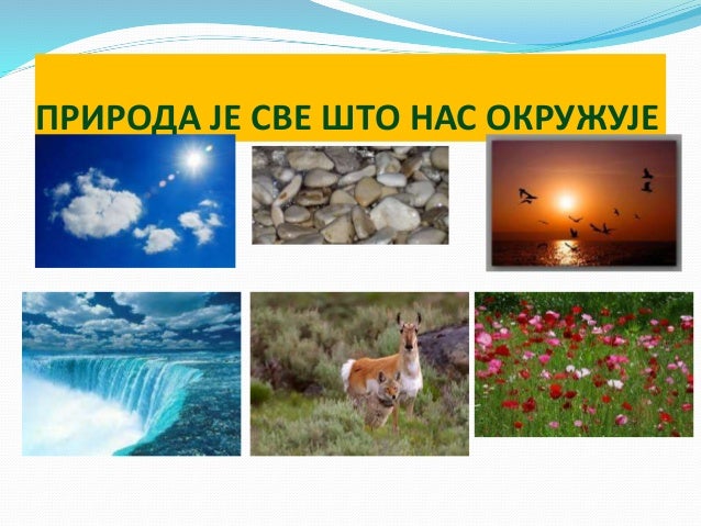 Ziva i neziva priroda