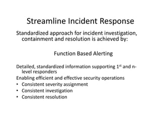 Predrag Zivic - Mike Lecky - Structured Incident Types To Streamline Incident Response | PDF