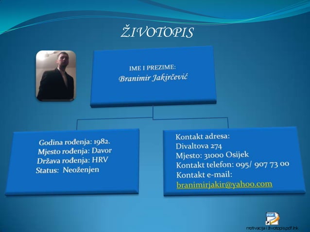 Zivotopis | PPT