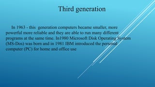 Development of computer | PPTX