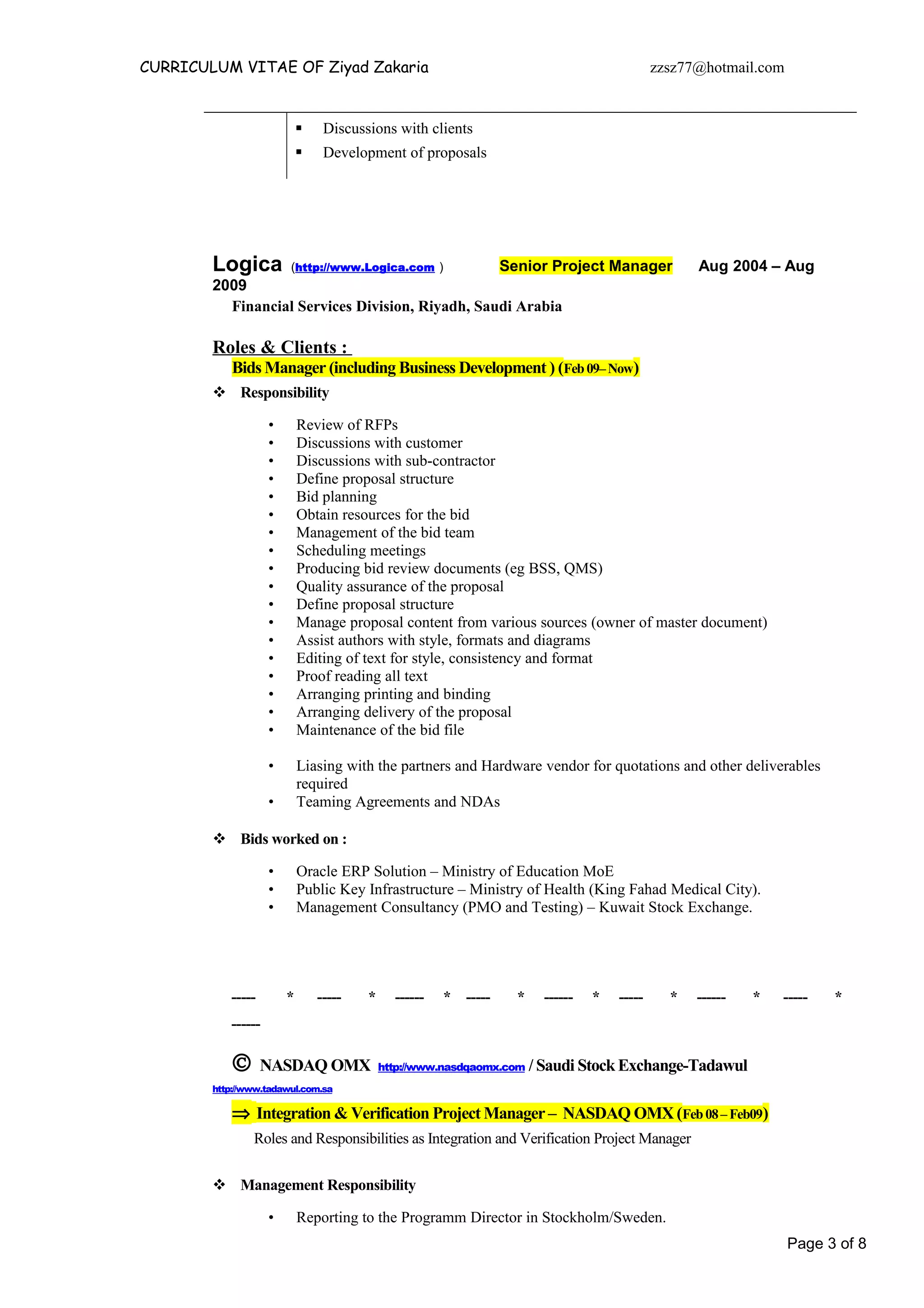 Ziyad CV - Deloitte Nov-2010 | DOC