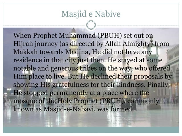 Ziyarat in Madinah Saudi Arabia | PPTX