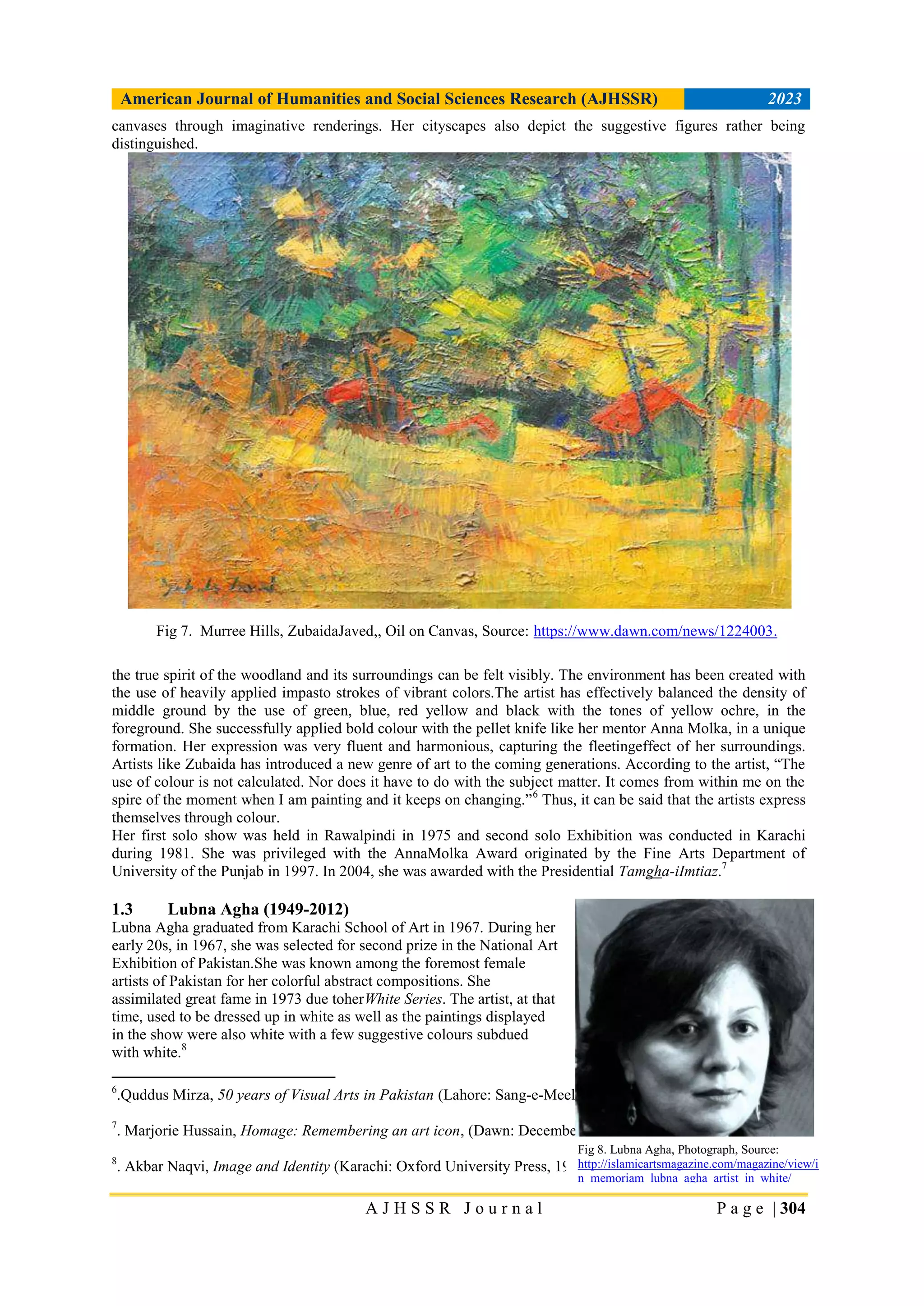 Female Artists of Pakistan, and Impact of their work on Global Art ...