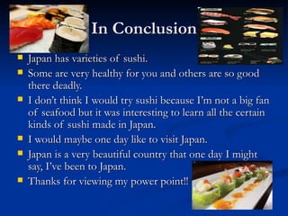 Heather's Japan Power Point | PPT | Food & Drink