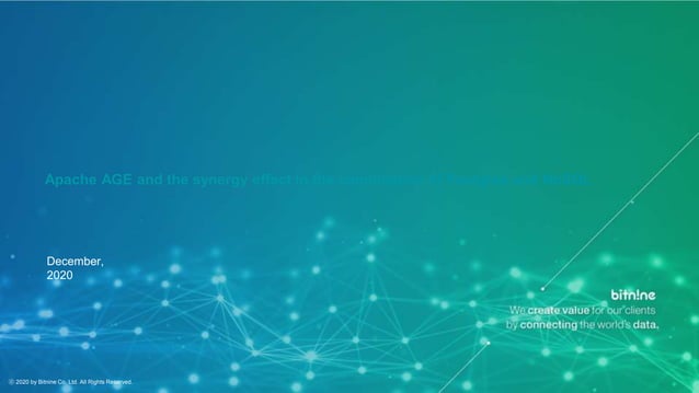 Apache AGE and the synergy effect in the combination of Postgres and ...