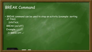 Ms DOS | PPTX