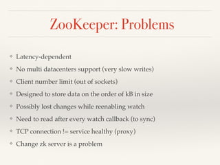 Comparing ZooKeeper and Consul | PDF | Internet | Computing