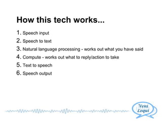 Voice assistants - How can they help your day to day life | PPTX