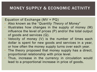 Topic 11 - Monetary Theory | PPTX