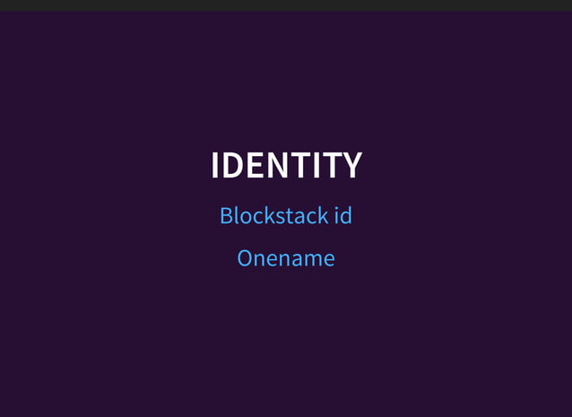 Blockstack | PPT