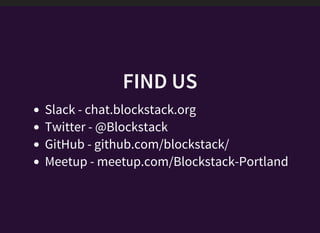 Blockstack | PPT