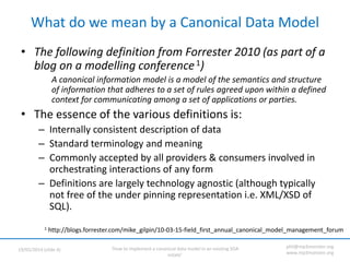 Adopting a Canonical Data Model - how to apply to an existing ...