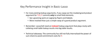 zkStudyClub - Lasso/Jolt (Justin Thaler, GWU/a16z) | PDF
