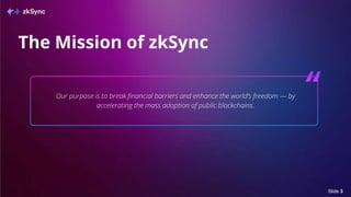 zkSync v2.0 for builders.pptx | Cloud Computing | Internet