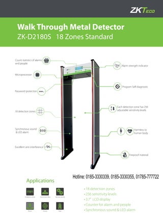 Zkteco zk-d2180s Bangladesh, Zkteco zk-d2180-s Price | PDF