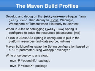 ZK MVVM, Spring & JPA On Two PaaS Clouds | PPT
