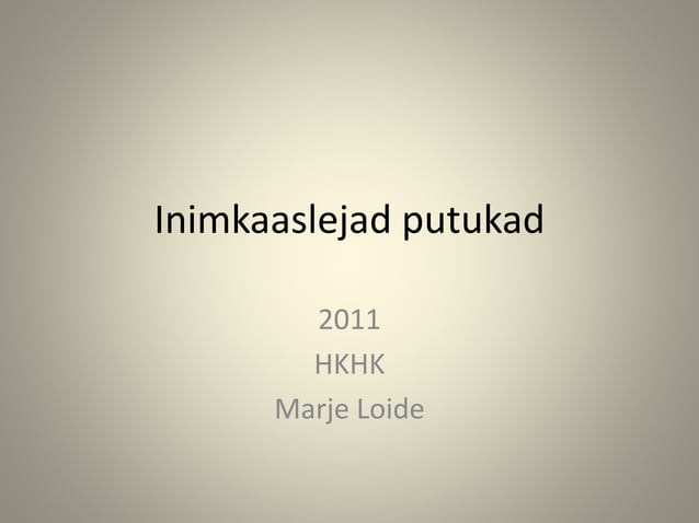 Inimkaaslejad putukad | PPTX