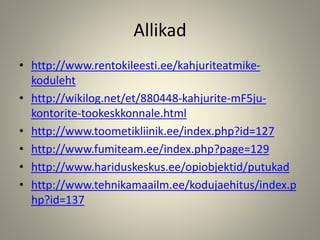 Inimkaaslejad putukad | PPTX