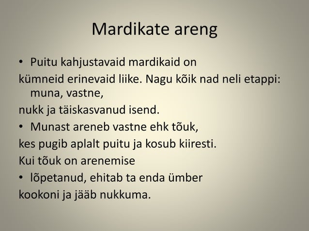 Inimkaaslejad putukad | PPTX
