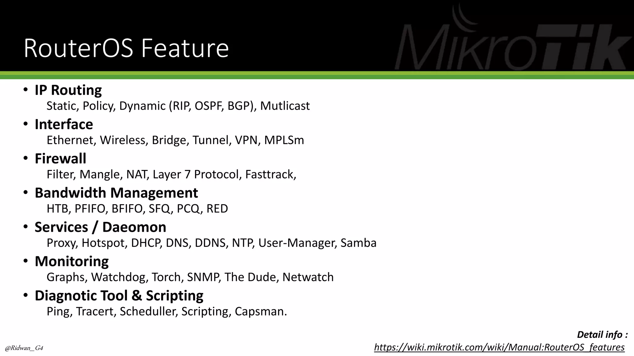 MikroTik Certified Network Associate (MTCNA) - Training Indonesia | PPTX