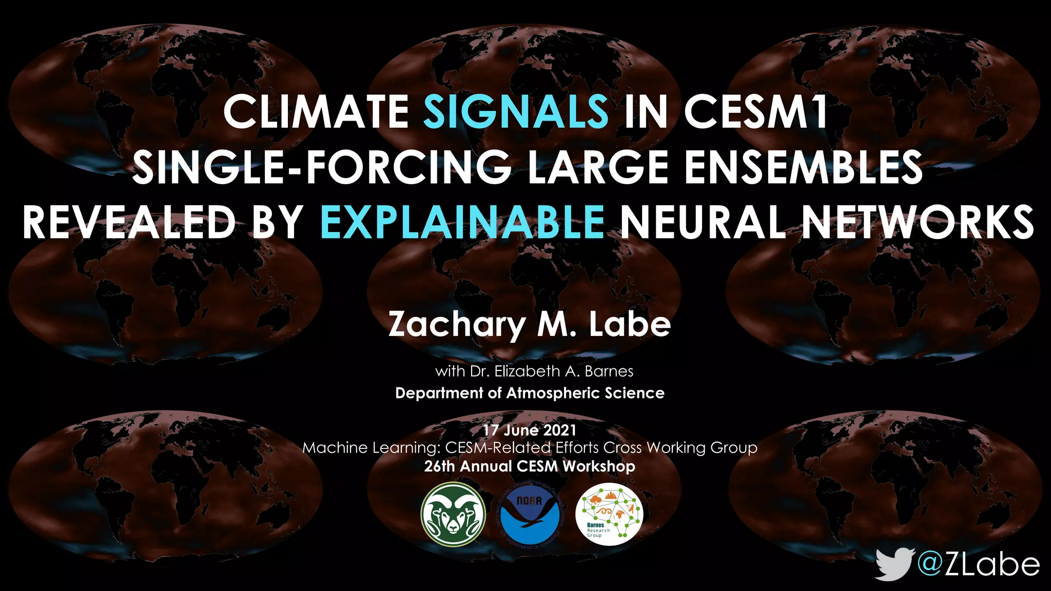 Climate Signals in CESM1 Single-Forcing Large Ensembles Revealed by Explainable Neural Networks ...
