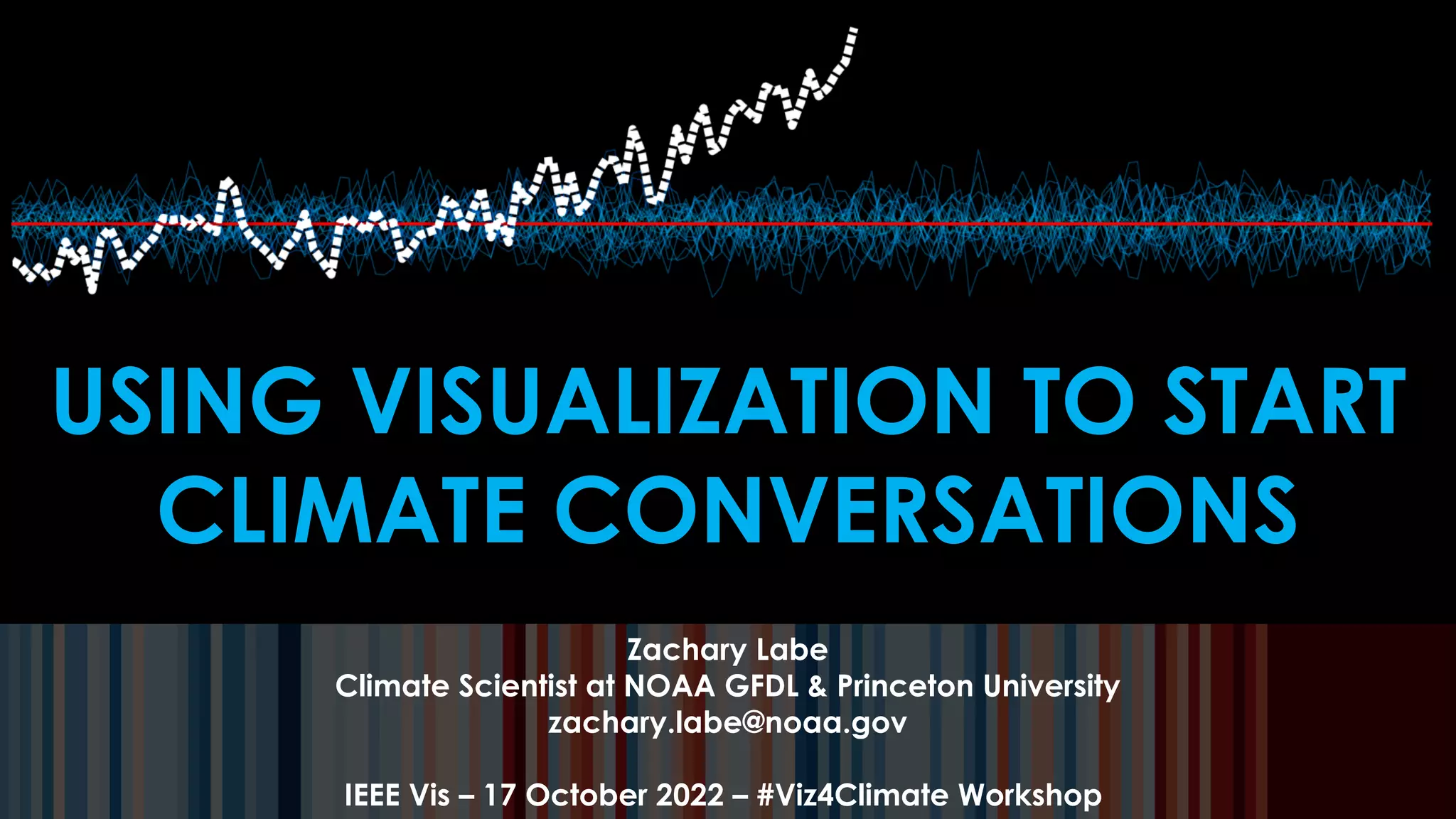 Using visualization to start climate conversations | PPT