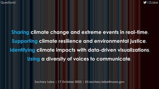 Using visualization to start climate conversations | PPT