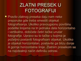 Zlatni presek | PPT