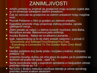 Zlatni presek | PPT