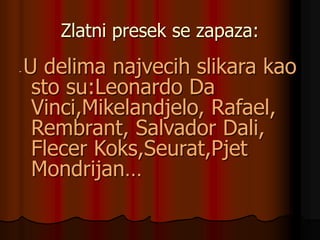 ZLATNI-PRESEK u umetnosti.ppt