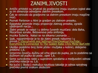 ZLATNI-PRESEK u umetnosti.ppt