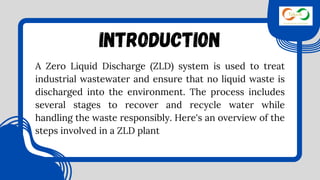 ZLD Flow : Complete Treatment Cycle | Zero Liquid Discharge Plant Cycle ...