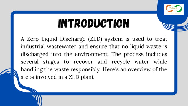 ZLD Flow : Complete Treatment Cycle | Zero Liquid Discharge Plant Cycle ...