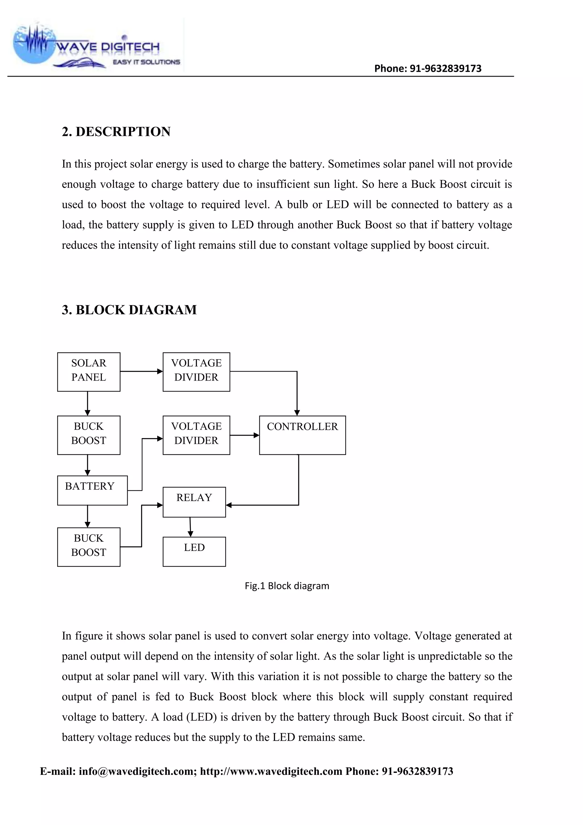 Implementation of solar illumination system with three-stage charging and dimming control ...