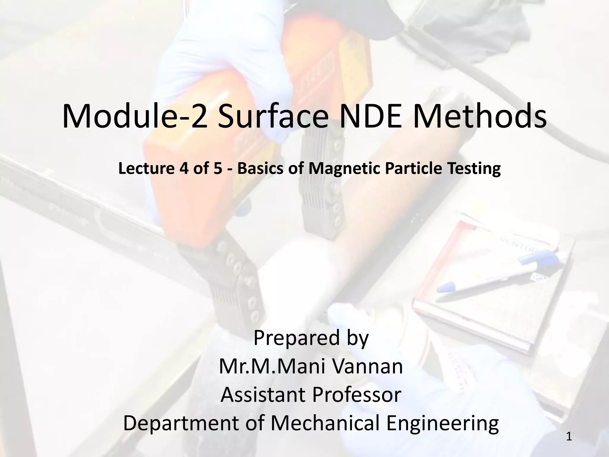 Magnetic Particle Testing | PDF
