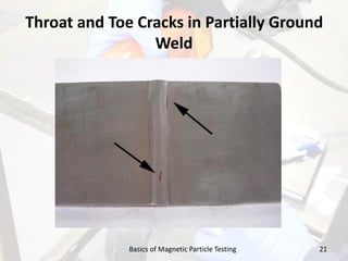 Magnetic Particle Testing | PDF