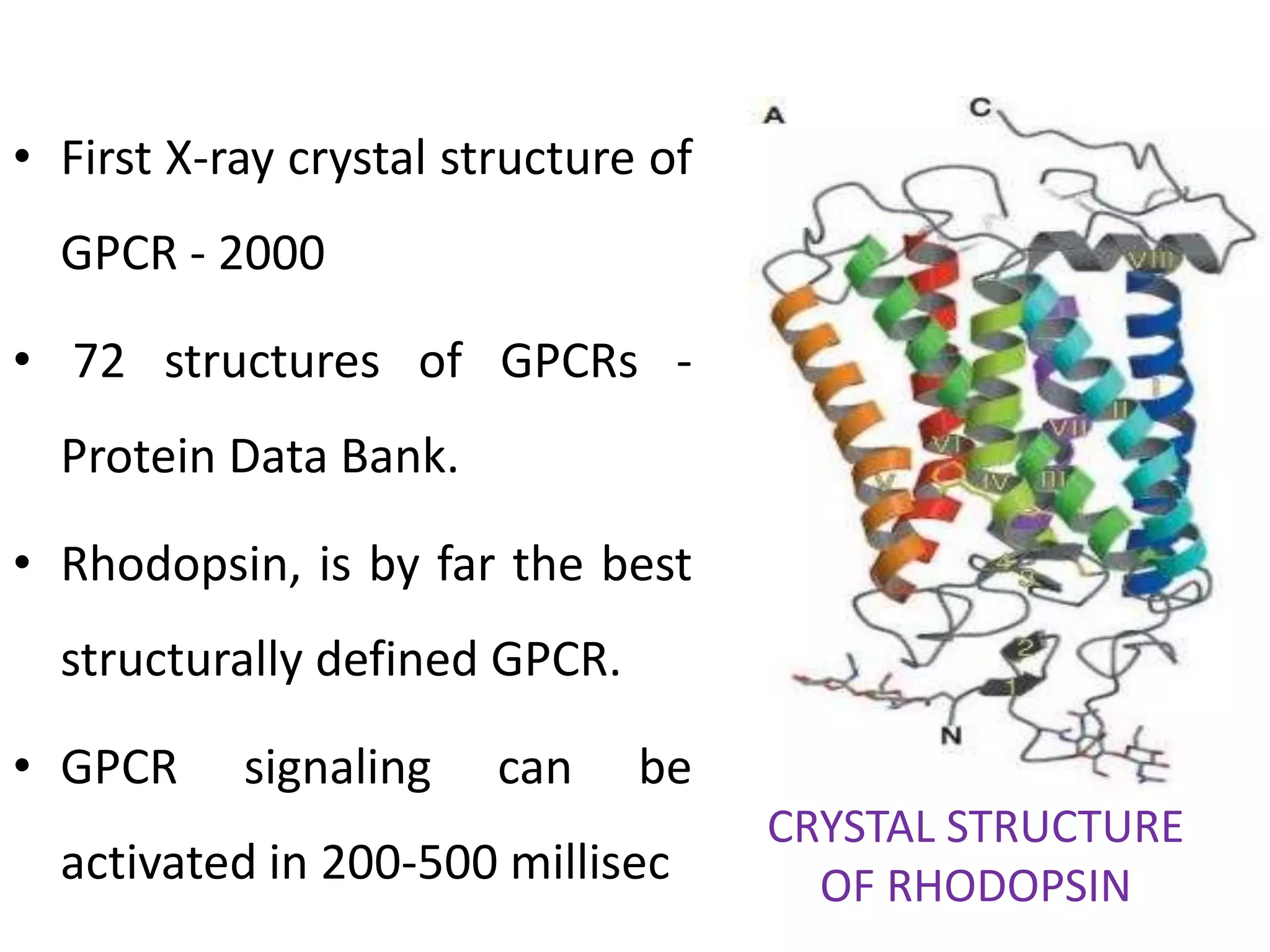 G protein coupled receptors | PPTX