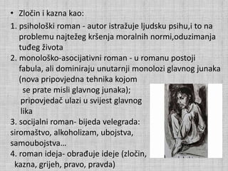 ZloÄ in i kazna - prezentacija.ppt
