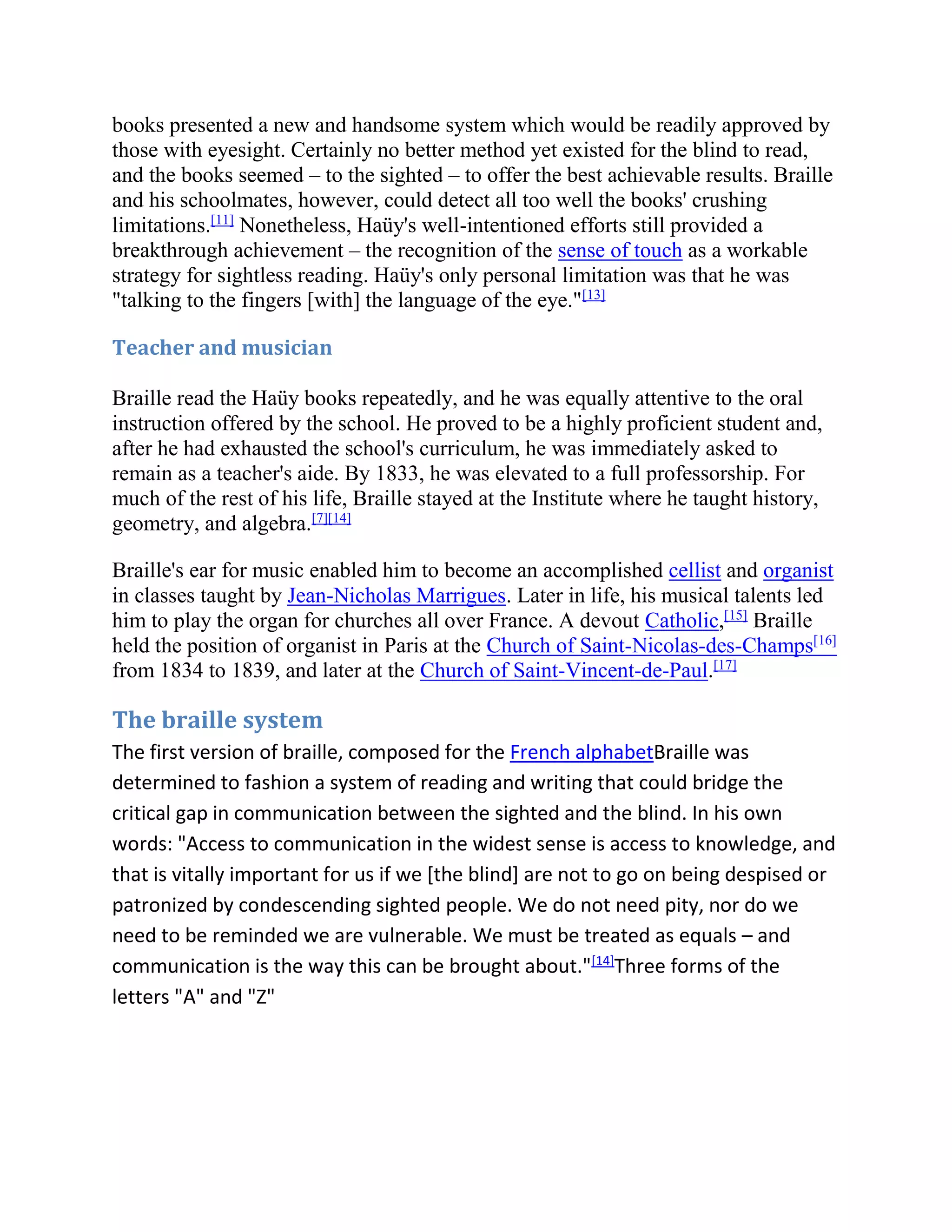 Louis braille topic | DOCX