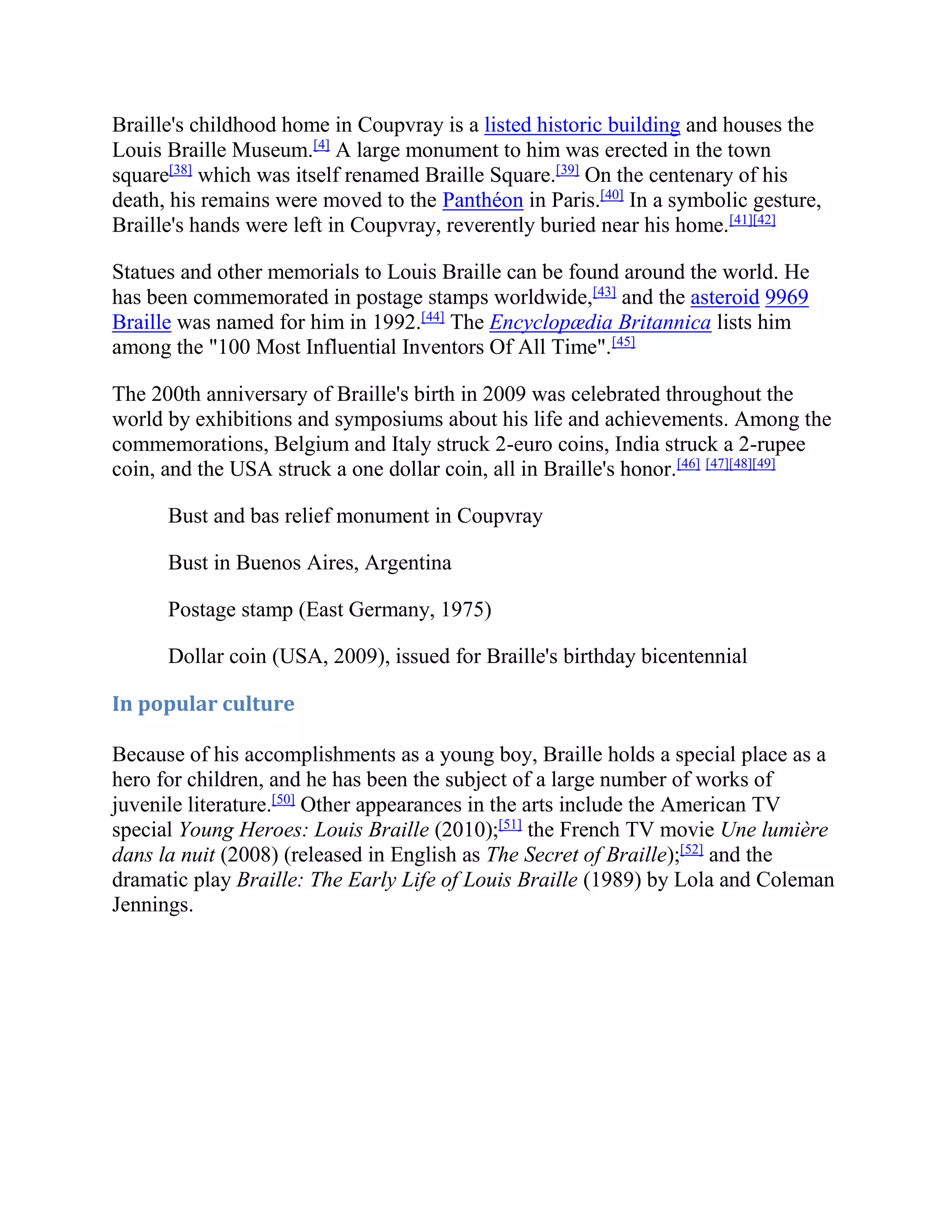 Louis braille topic | DOCX